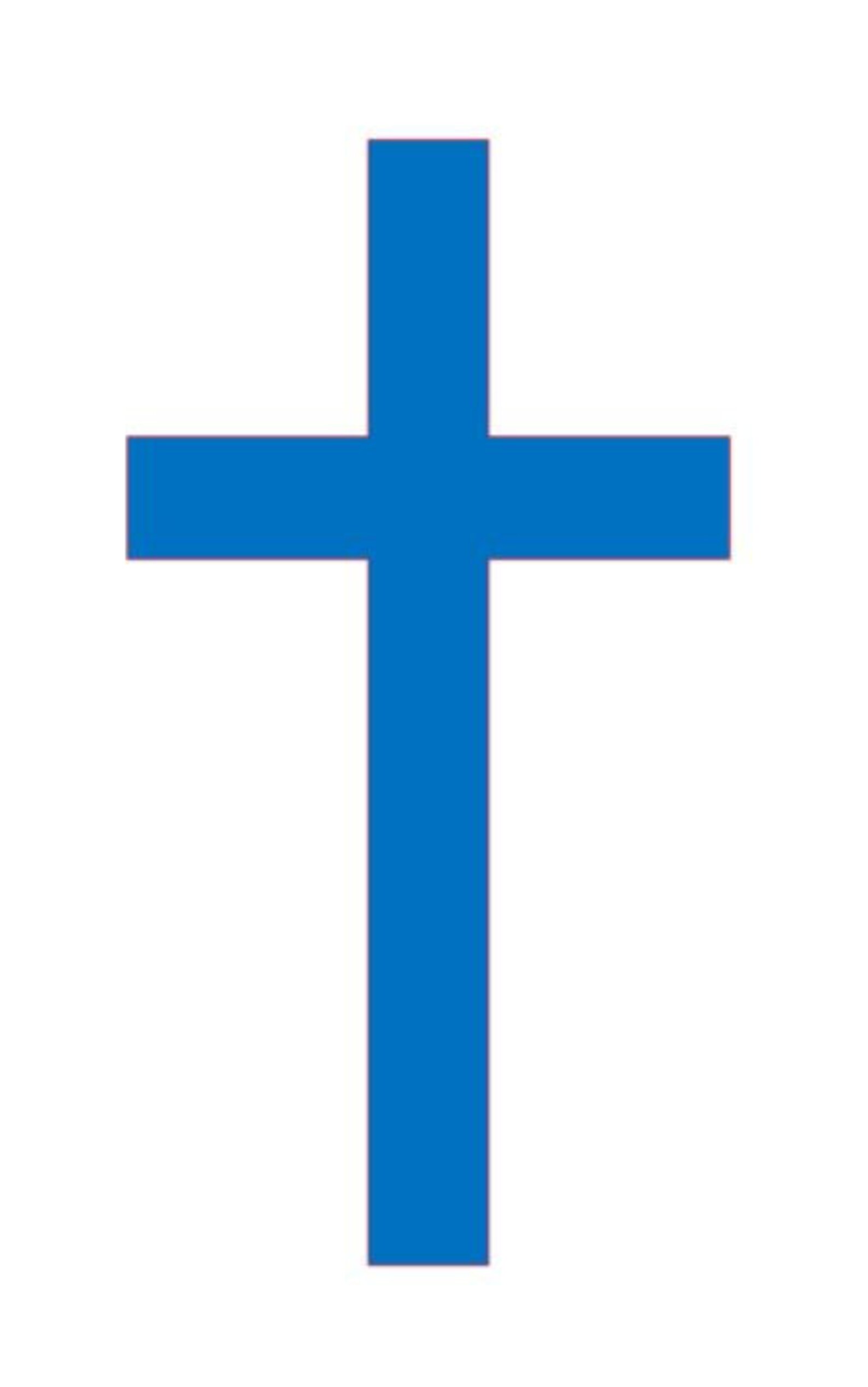 Cross Sticker Religious PICK SIZE COLOR Vinyl Decal Car Bumper Wall ...