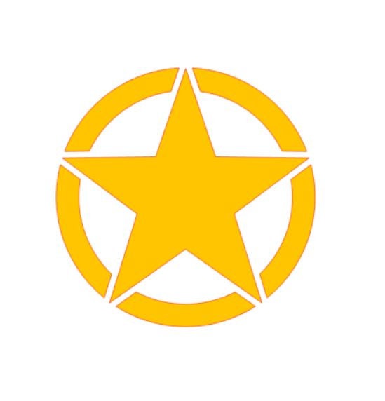 Army Star Decal Military PICK SIZE COLOR Vinyl Decal Car Truck Window ...