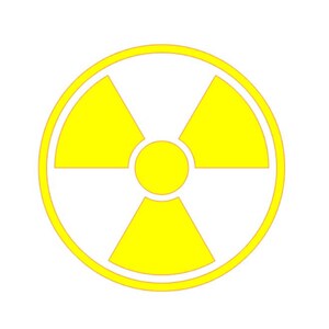 Radiation Sticker Radioactive Decal PICK SIZE COLOR Vinyl Caution ...