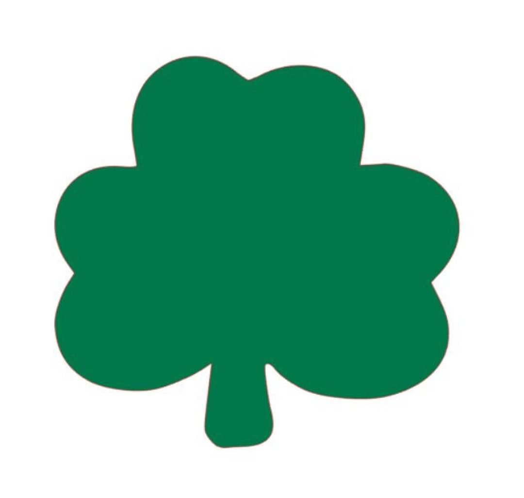 Shamrock Clover Stickers PICK SIZE COLOR Vinyl Decal Irish Ireland Car ...
