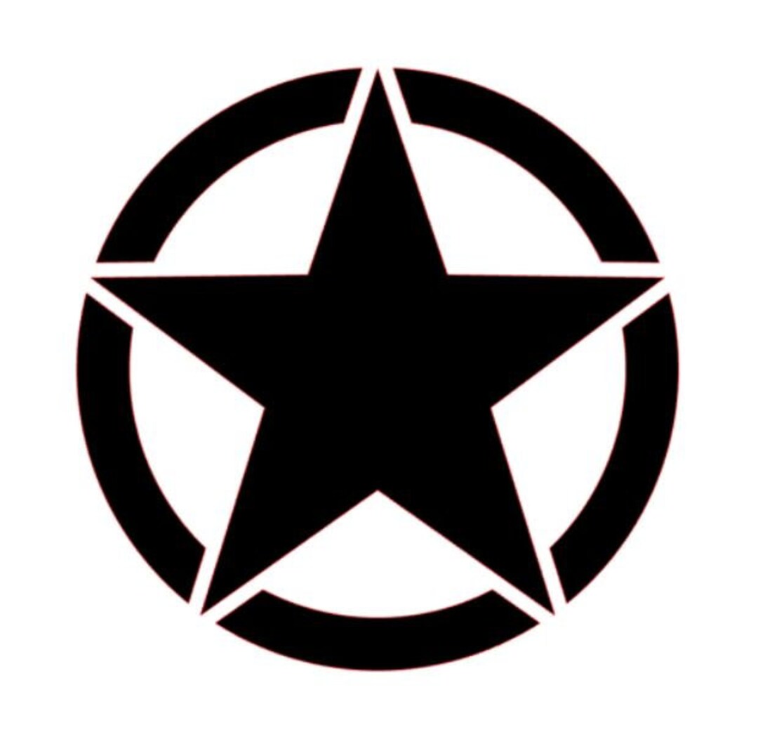 Army Star Decal Military PICK SIZE COLOR Vinyl Decal Car Truck Window ...