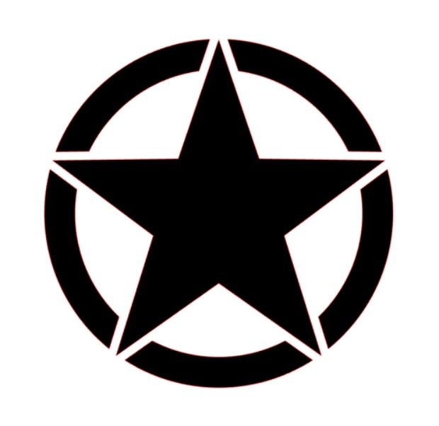 Army Star Decal Military PICK SIZE COLOR Vinyl Decal Car Truck Window ...