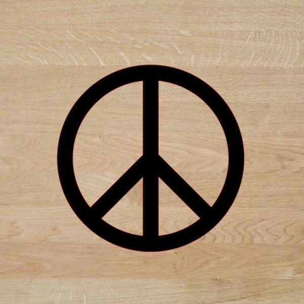 Peace Sign Decal - Etsy