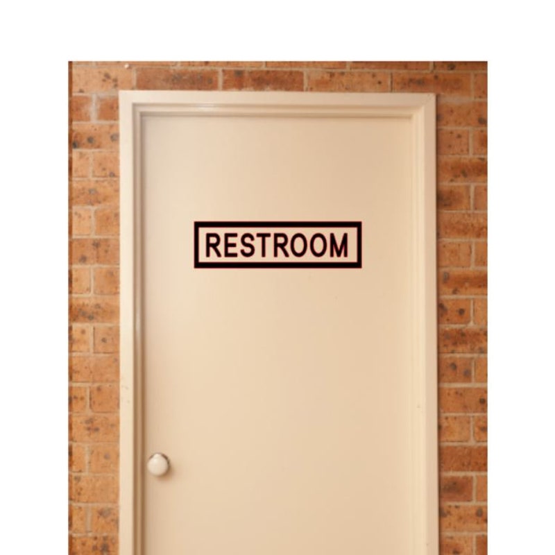School Bathroom Decals - Etsy