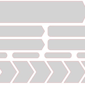 Bicycle Frame Decal PICK SIZE COLOR 17pcs Vinyl Sticker Protective Film ...