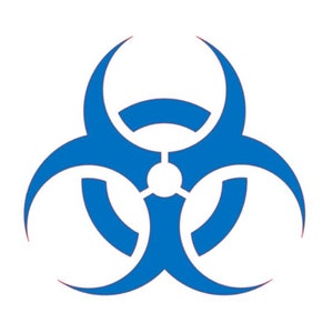 Biohazard Sticker PICK SIZE COLOR Vinyl Decal Caution Warning Hazard ...
