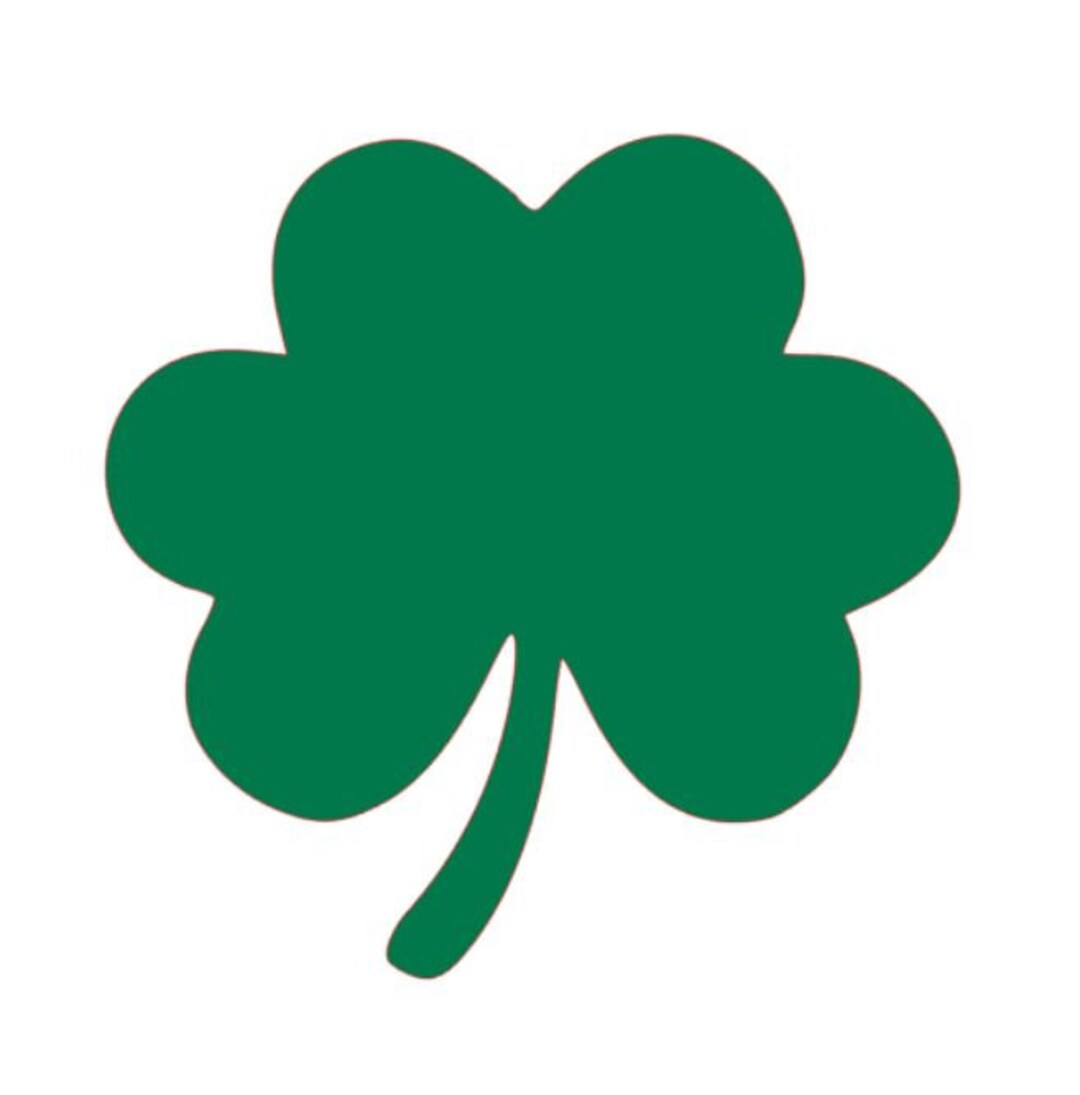 Shamrock Clover Stickers PICK SIZE COLOR Vinyl Decal Irish Ireland Car ...