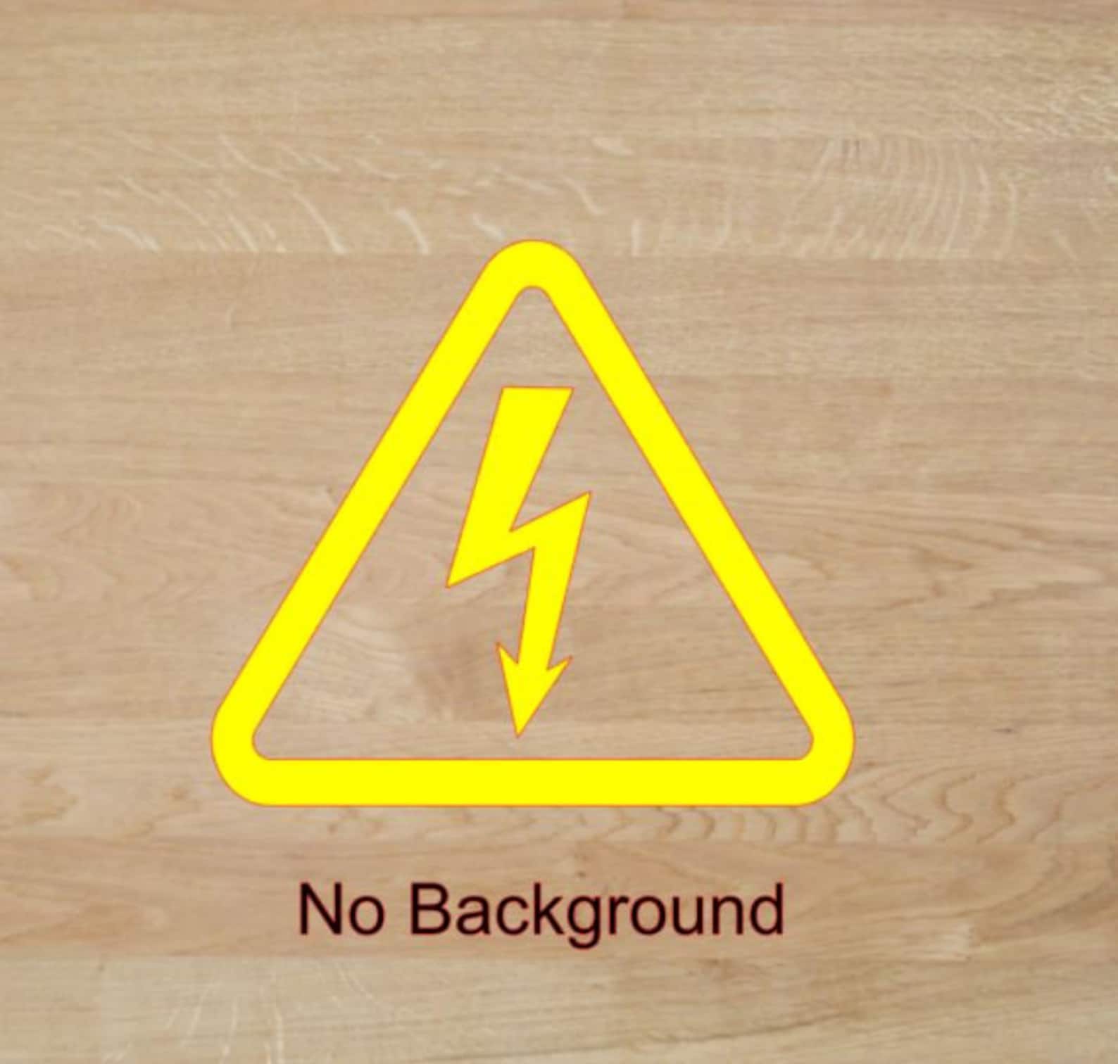 High Voltage Decal PICK SIZE COLOR Vinyl Sticker Symbol Sign ...