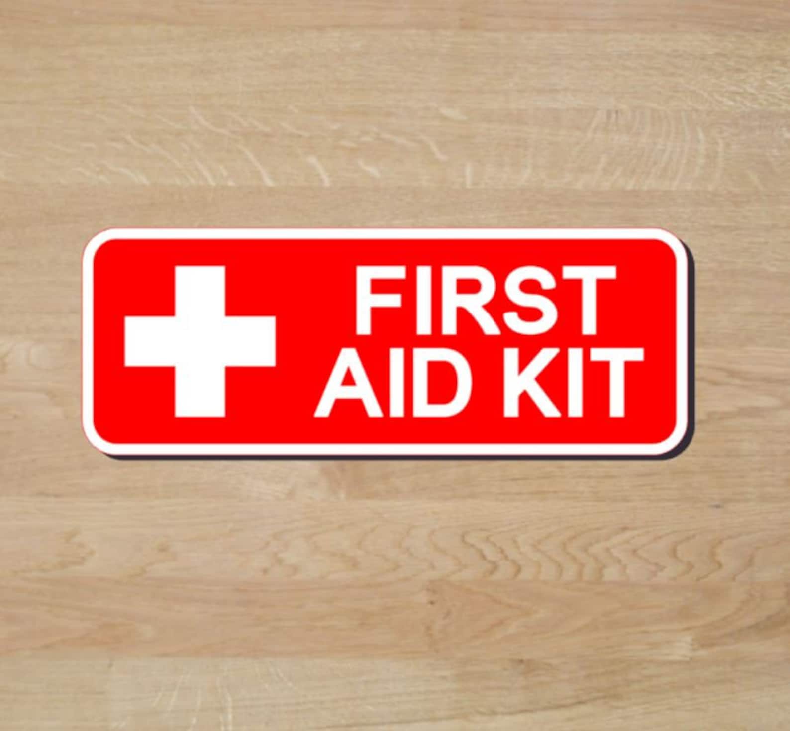 First Aid Sticker Red Cross Decal PICK SIZE 1st Aid Medic Doctor Nurse ...