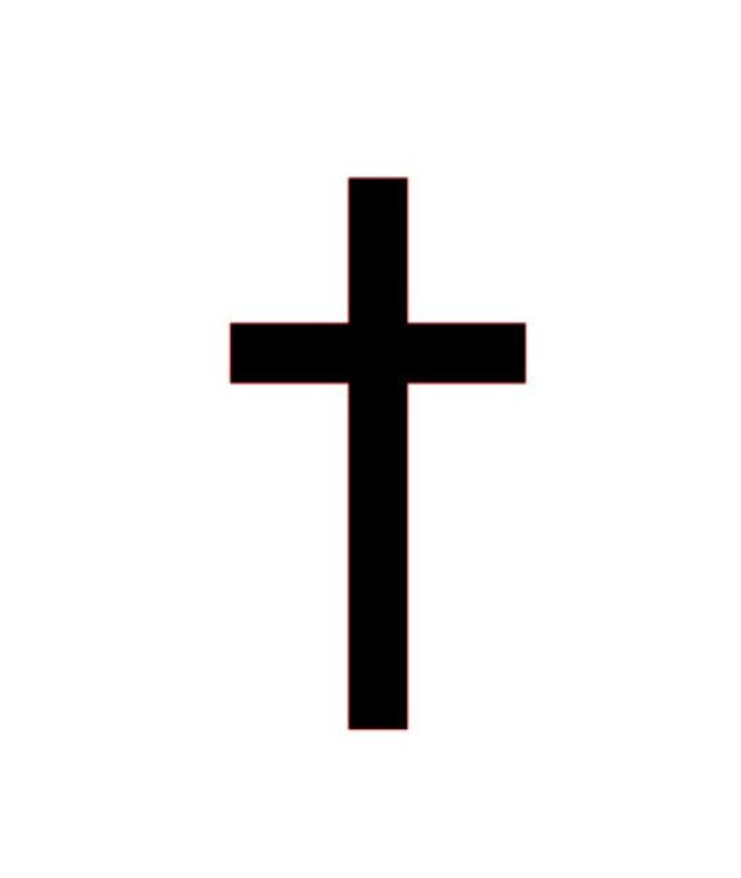 Cross Sticker Religious PICK SIZE COLOR Vinyl Decal Car Bumper Wall ...