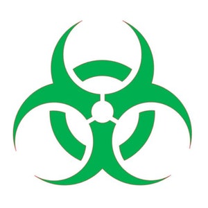 Biohazard Sticker PICK SIZE COLOR Vinyl Decal Caution Warning Hazard ...