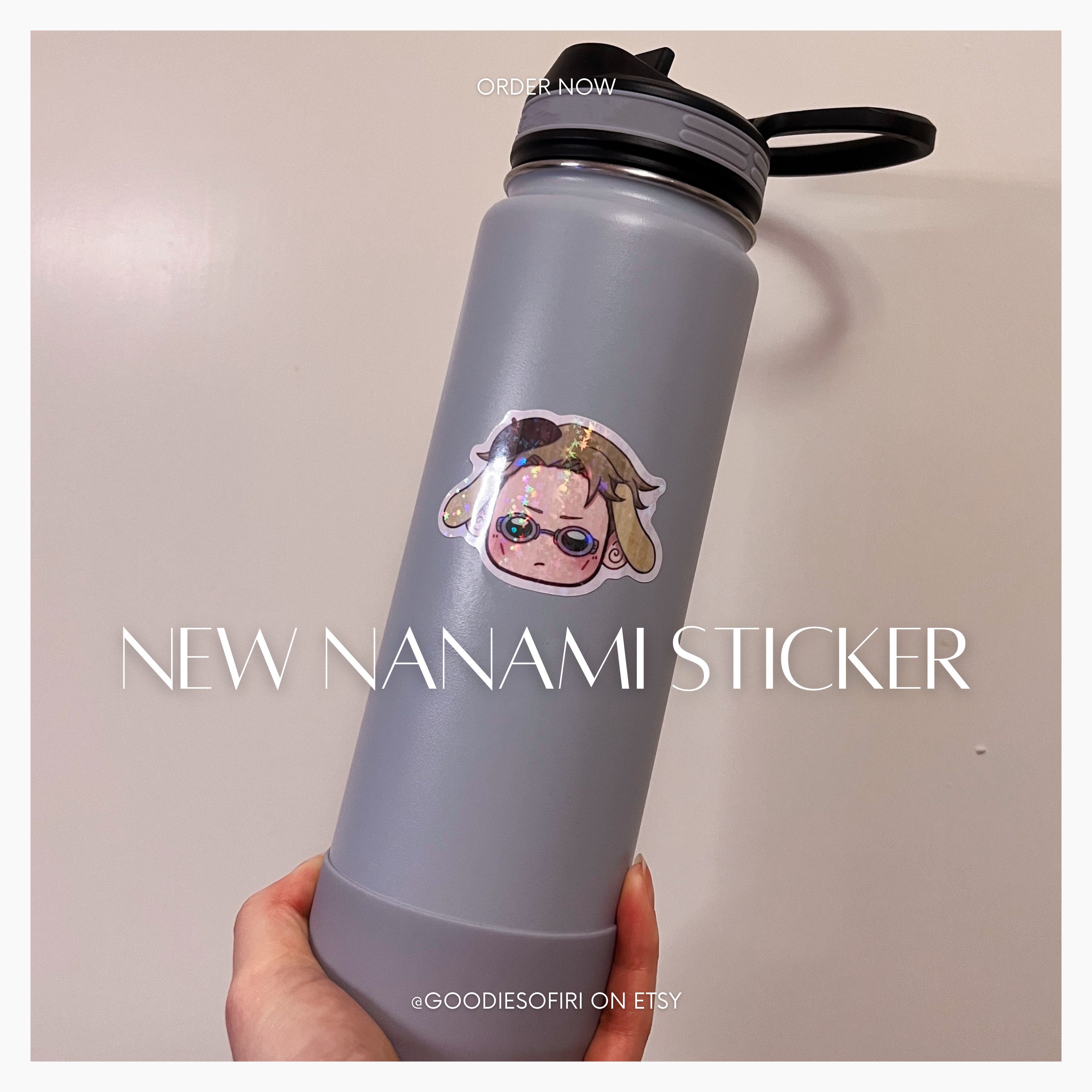 Jujutsu Sorcerer Dog Nanami Sticker and Keychain, Cute Anime Sticker ...