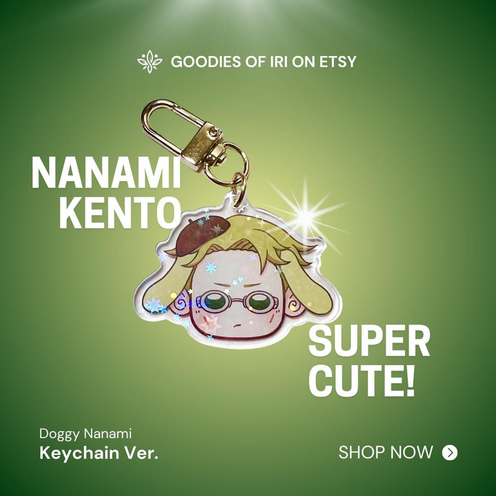 Jujutsu Sorcerer - Dog Nanami Sticker and Keychain, Cute Anime Sticker ...