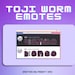 Jujutsu Kaisen - Toji Fushiguro's Worm Fanmade Emotes, Funny Emotes for ...