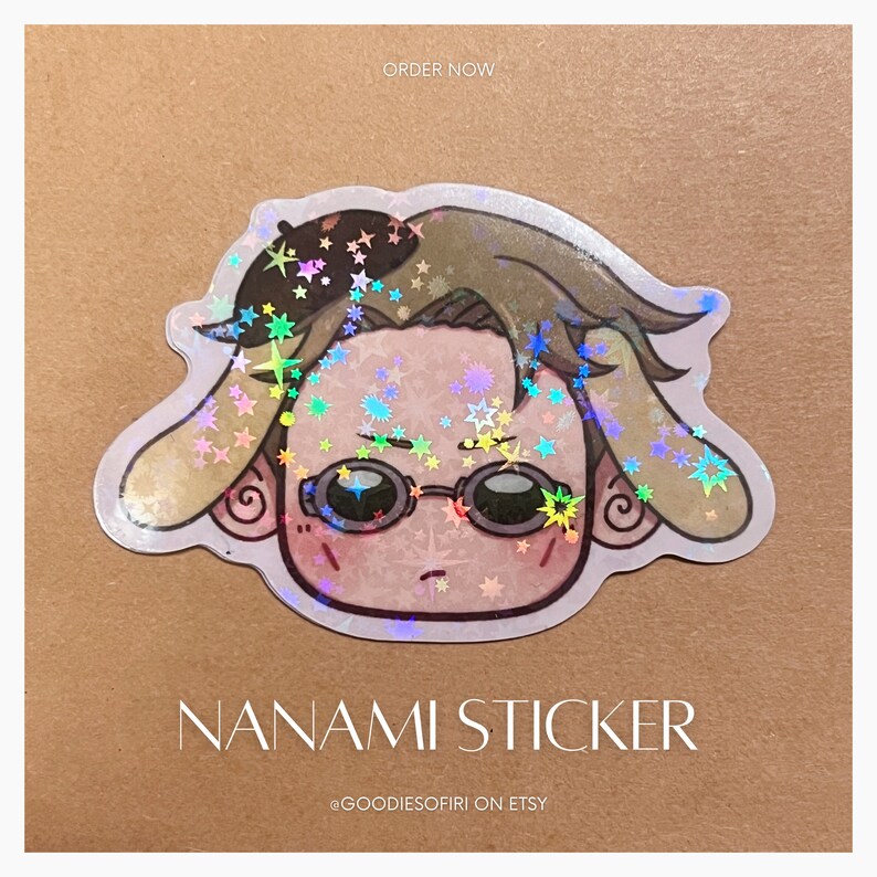 Jujutsu Sorcerer - Dog Nanami Sticker and Keychain, Cute Anime Sticker ...