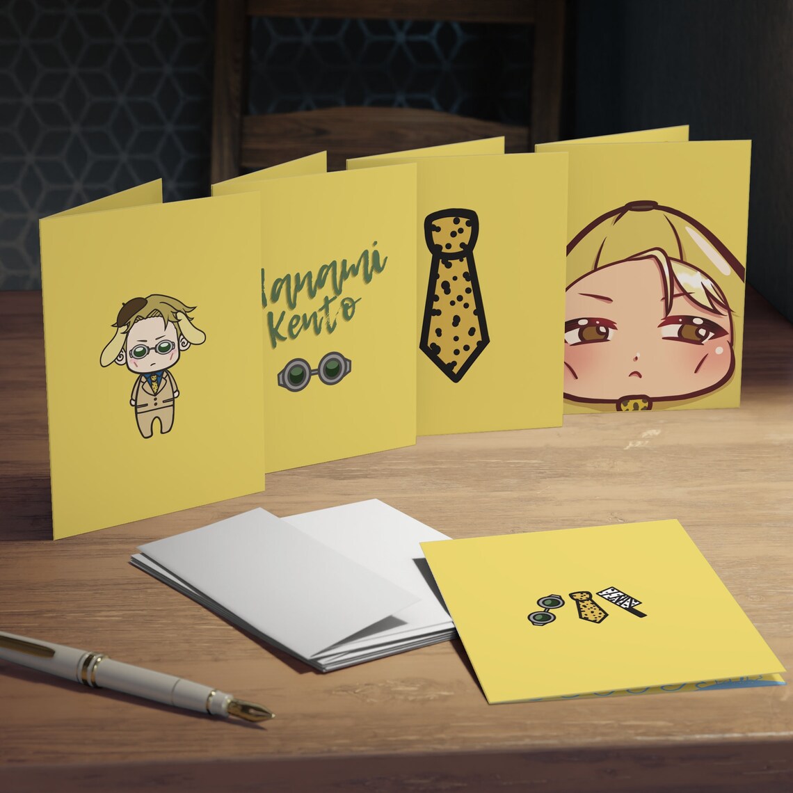Jujutsu Kaisen Nanami Kento Cards Cute Cards Adorable - Etsy