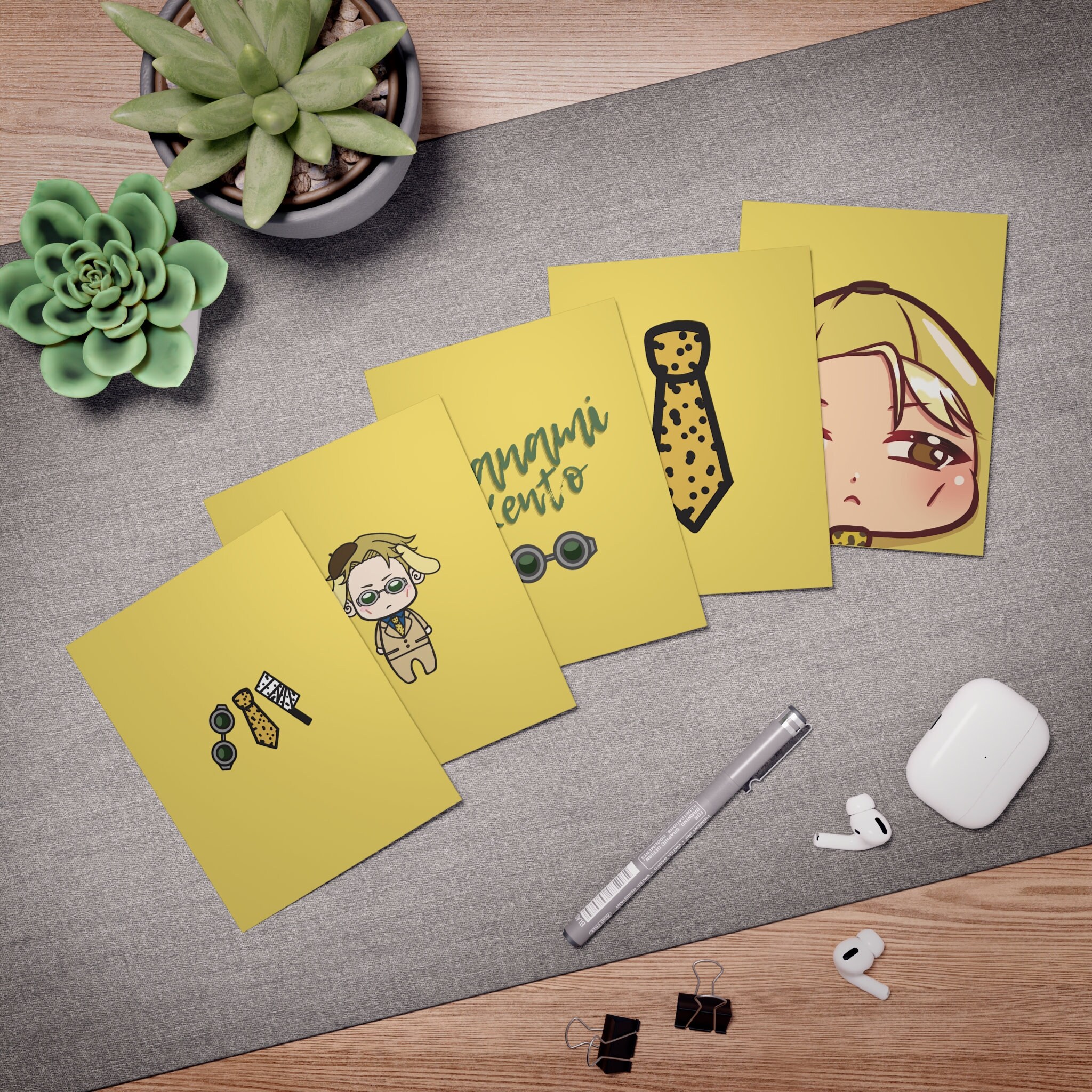 Jujutsu Kaisen Nanami Kento Cards Cute Cards Adorable - Etsy