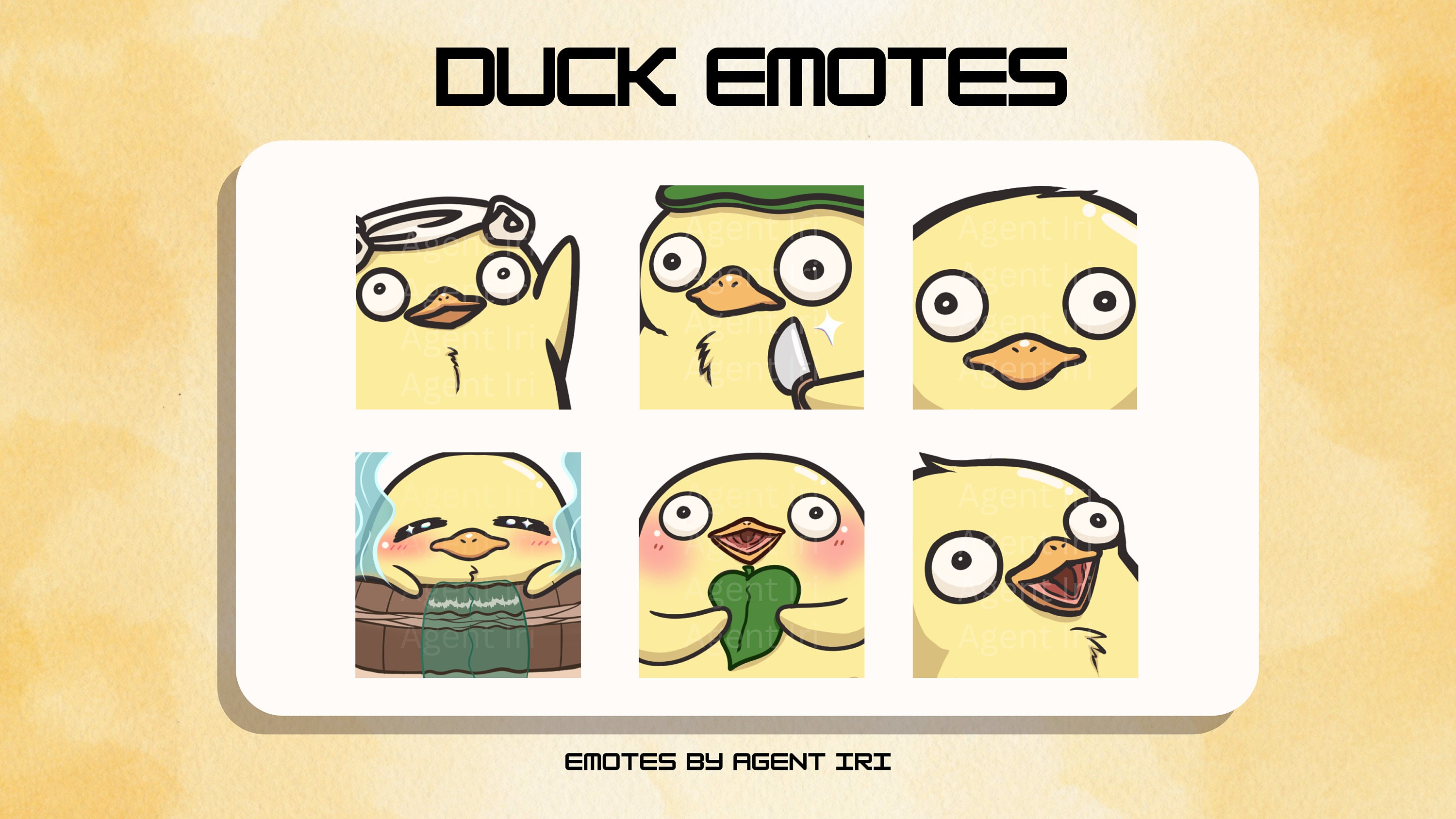 Funny Duck/bird Emotes, Anime Emotes, Cute Emotes, Streamer Emotes for ...