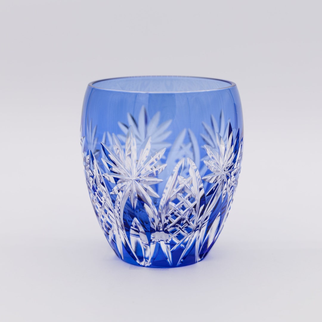 Kagami Crystal - Whiskey Glass - Bamboo Fence & Star - Etsy
