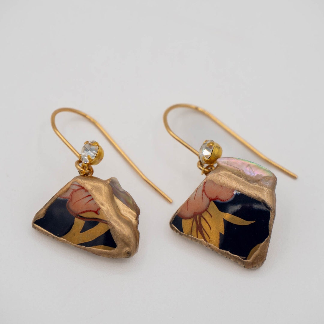 Kintsugi Earring - Etsy