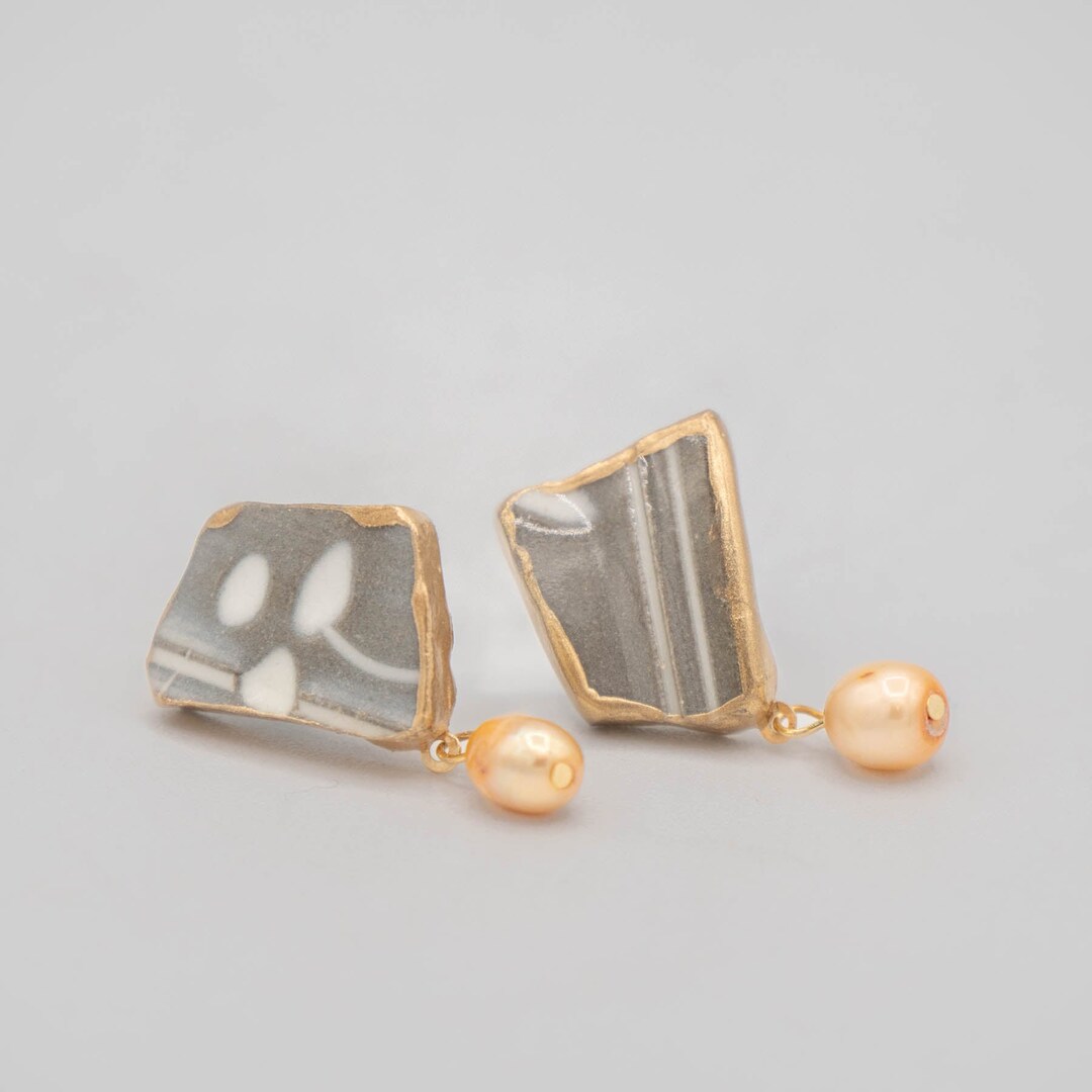 Kintsugi Earring - Etsy