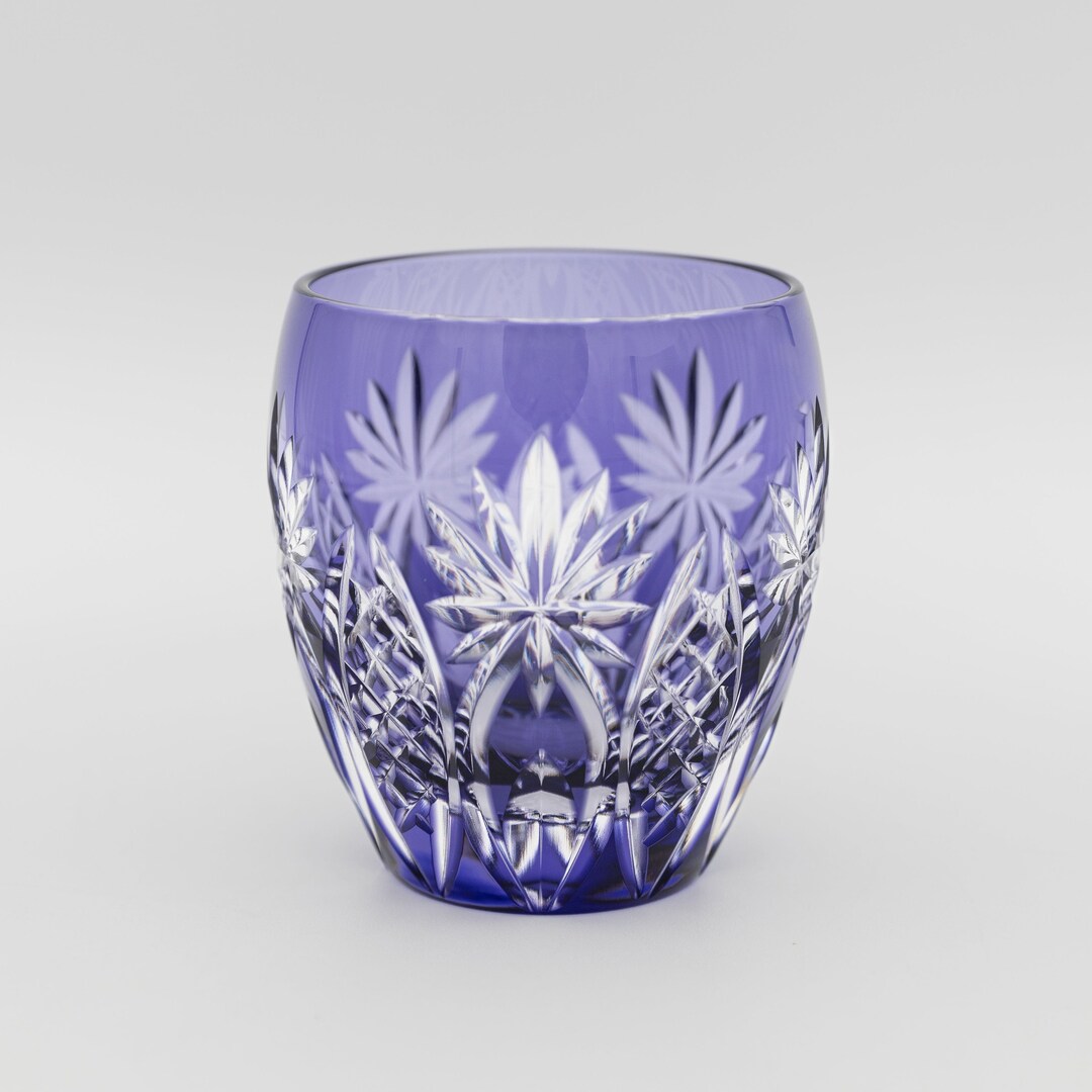 Kagami Crystal - Whiskey Glass - Bamboo Fence & Star - Etsy