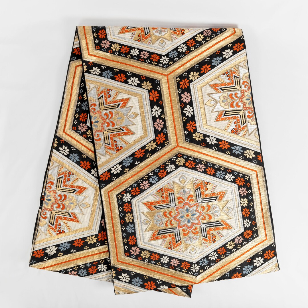 Vintage Japanese Kimono Belt Obi Table Runner one of a Kind - Etsy