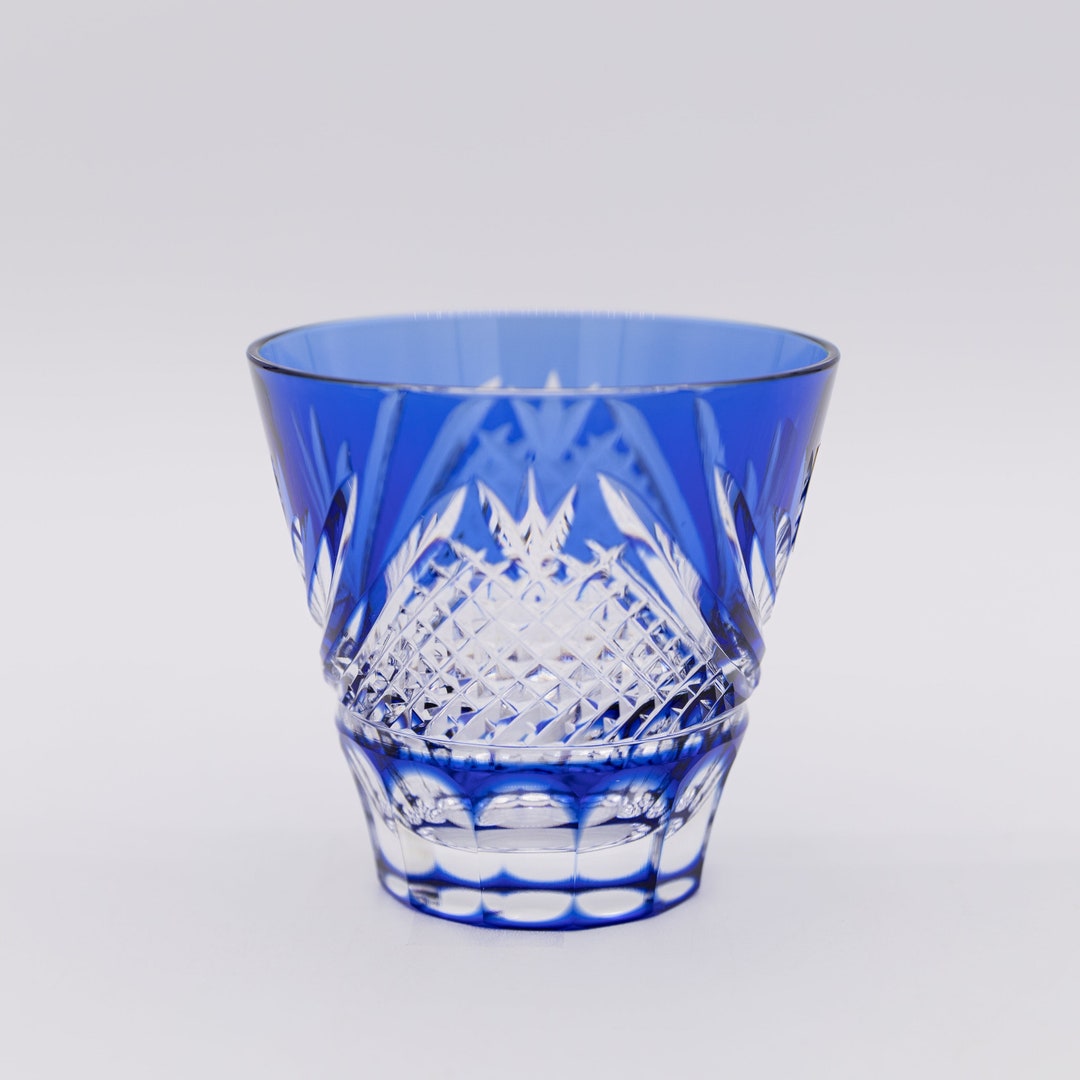 Kagami Crystal - Sake Glass - Fuji - Etsy