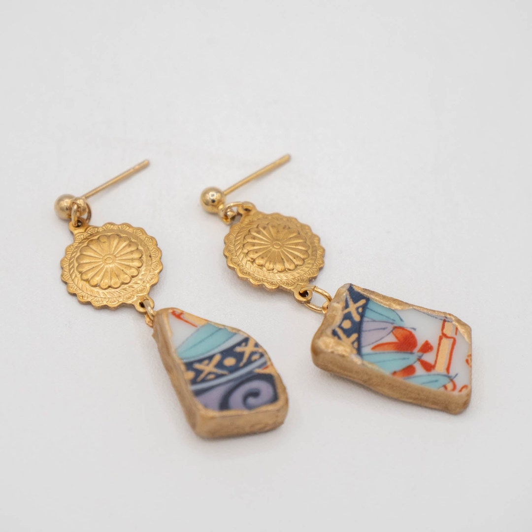 Kintsugi Earring - Etsy