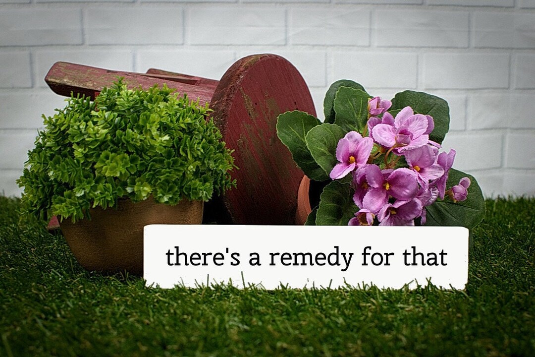 Homeopathic Sign, There's A Remedy for That, Homeopathy Gift ...