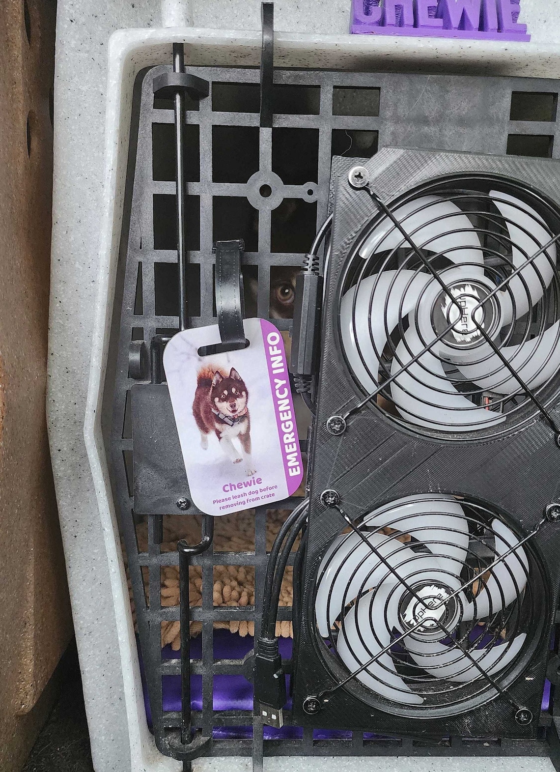 BUY 2x Custom E-tag in Case of Emergency Infotravel Crates and Bags ...