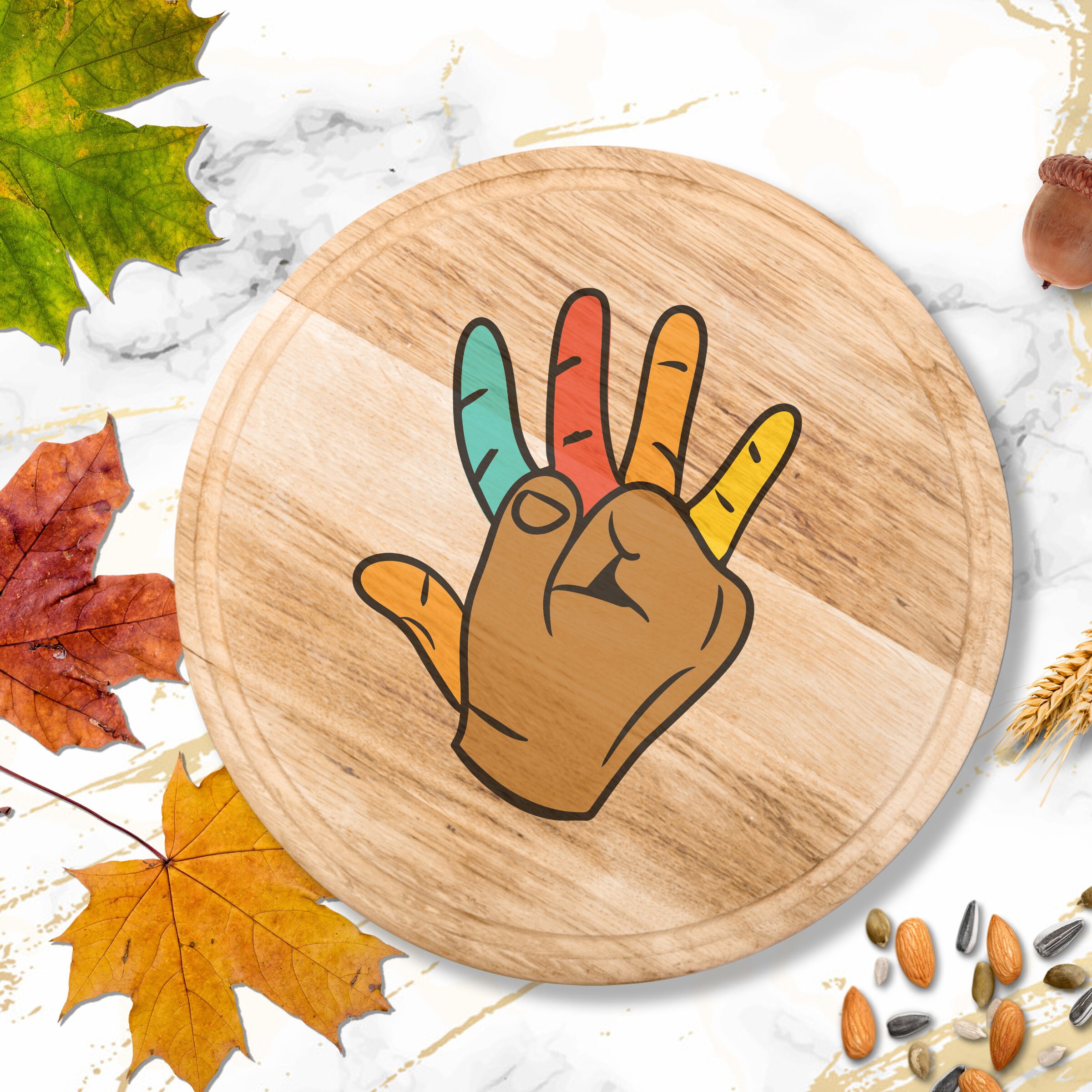 American Sign Language Turkey Hand PNG ASL SVG for Thanksgiving ...