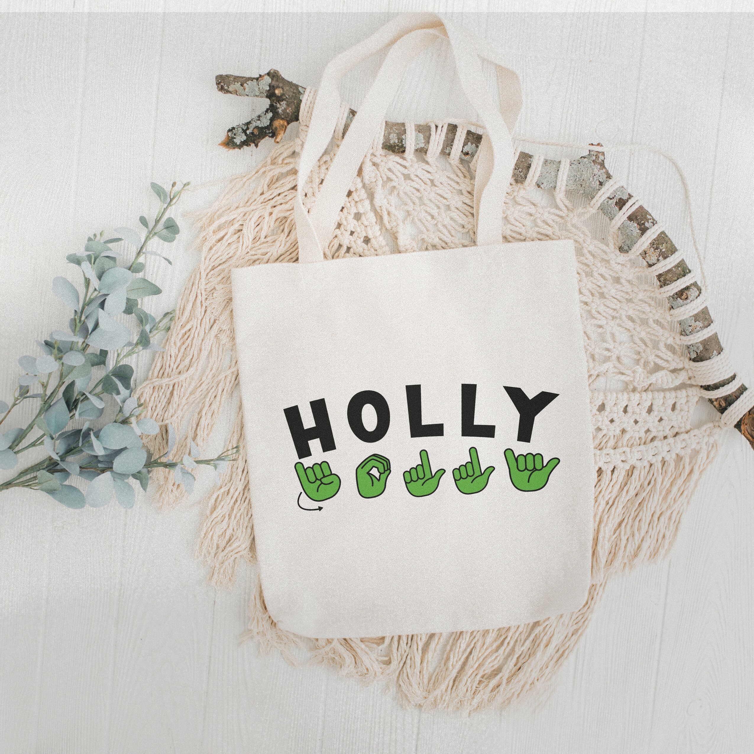 Holly Jolly SVG American Sign Language ASL PNG Cute Christmas Vibes - Etsy