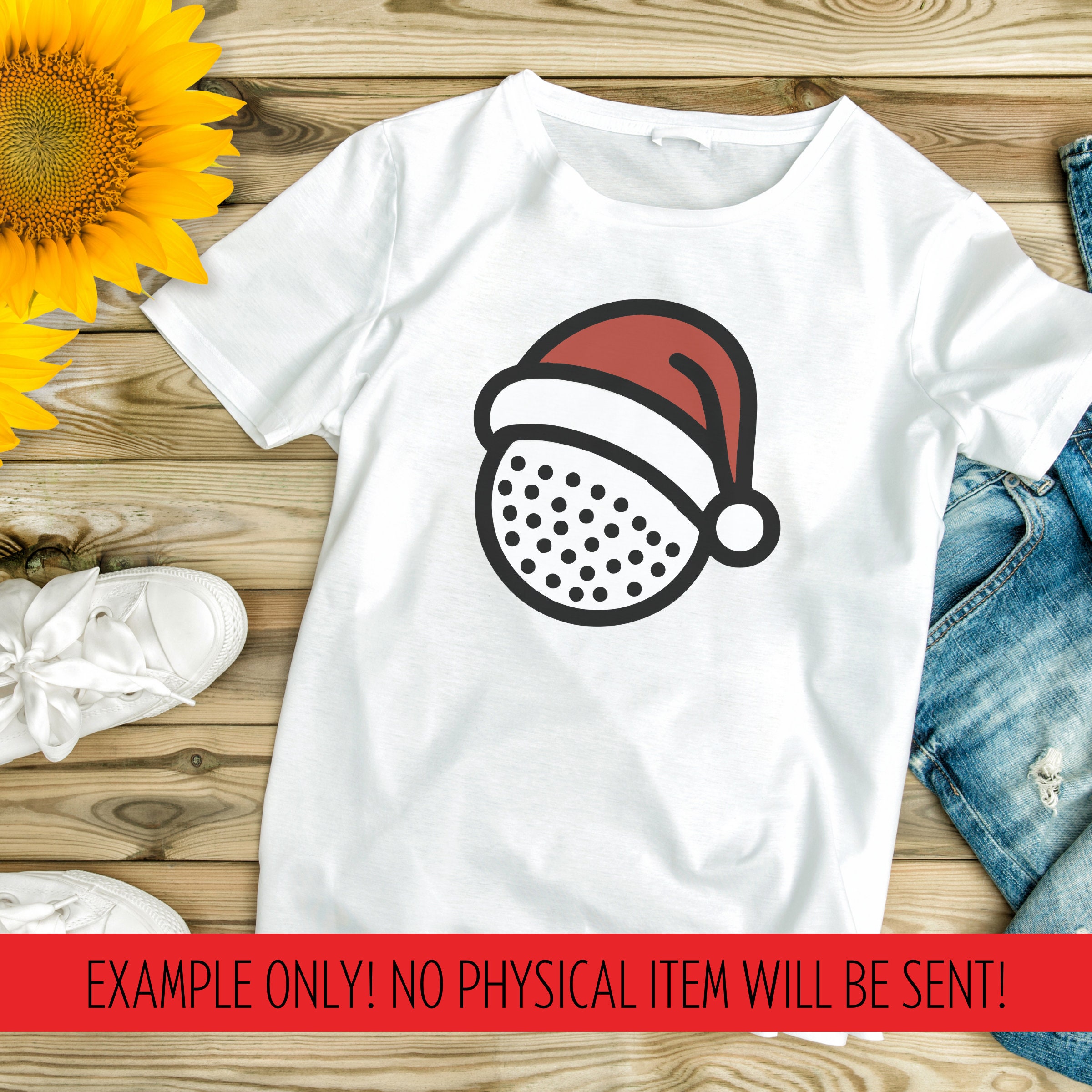 Santa Hat Golf SVG PNG PDF Christmas Holiday Unique Golf - Etsy