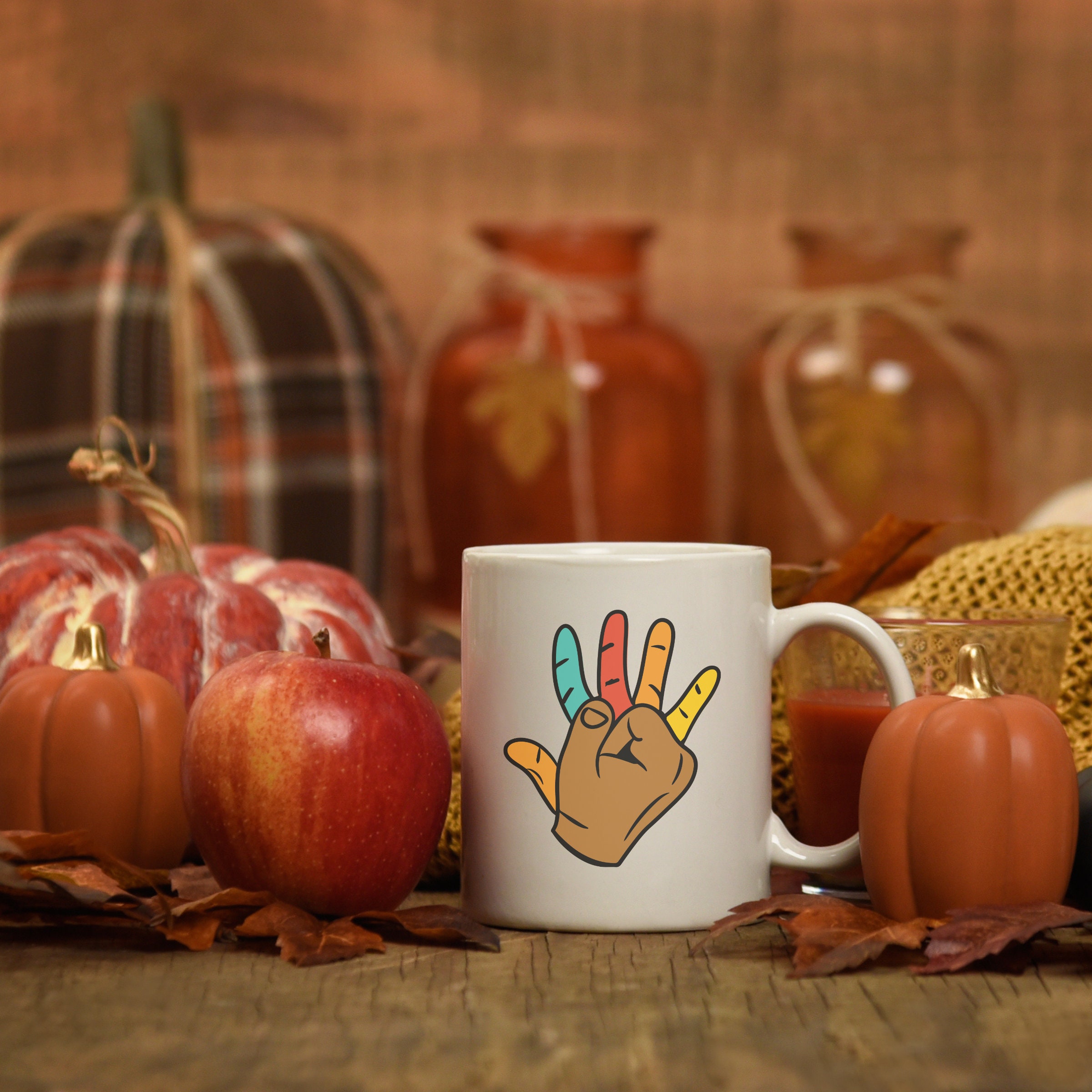 American Sign Language Turkey Hand PNG ASL SVG for Thanksgiving ...