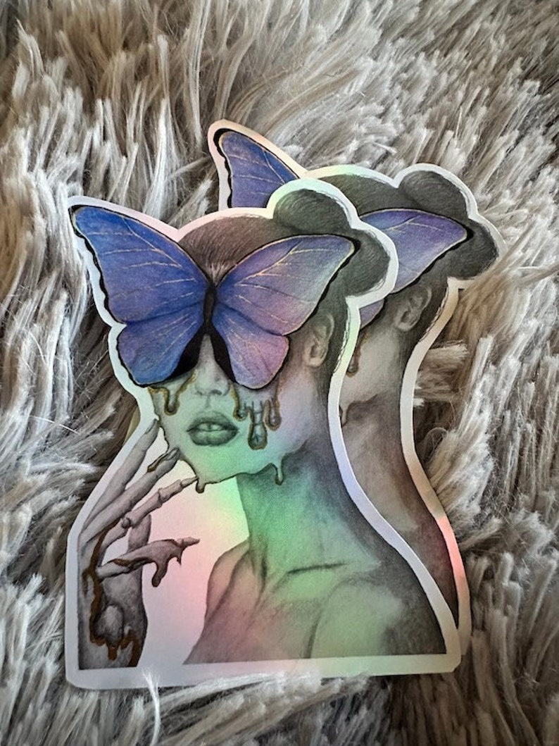 Holographic Vinyl Stickers - Etsy