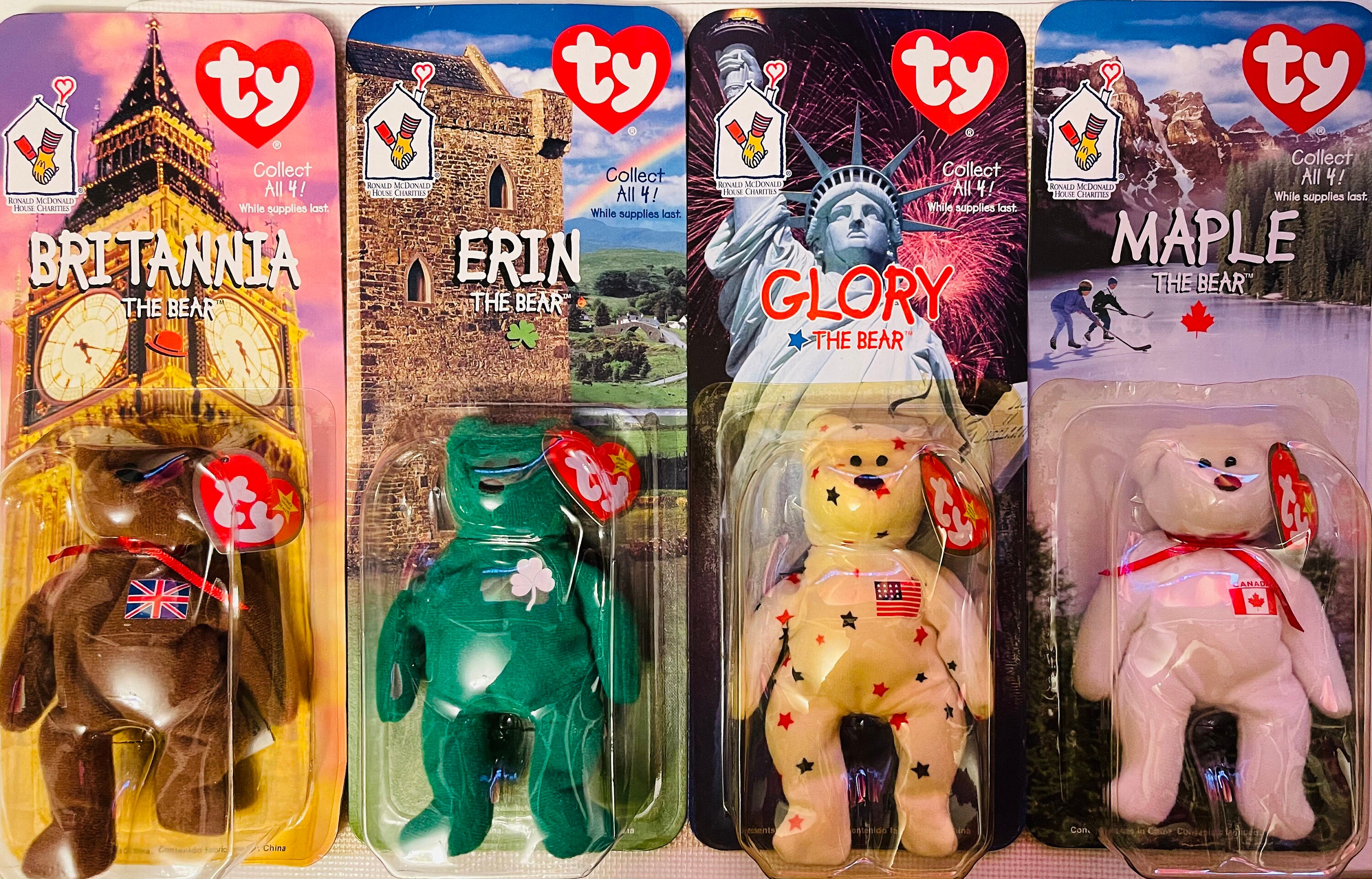 Ty Beanie Babies 1997 EXTREMELY RARE 1998 Ronald Mcdonald House ...