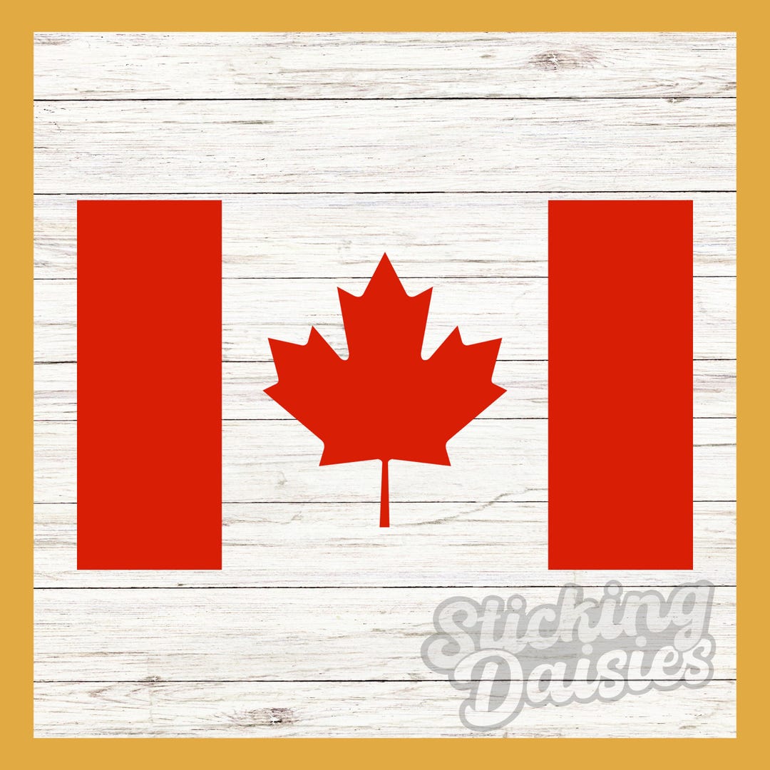 Canadian Flag Decal Sticker - Etsy Canada
