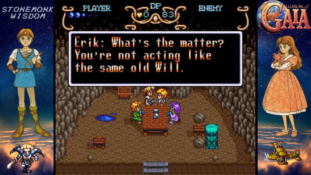 1994 Illusion of Gaia - SNES - Classic Arcade Game for Super Nintendo ...