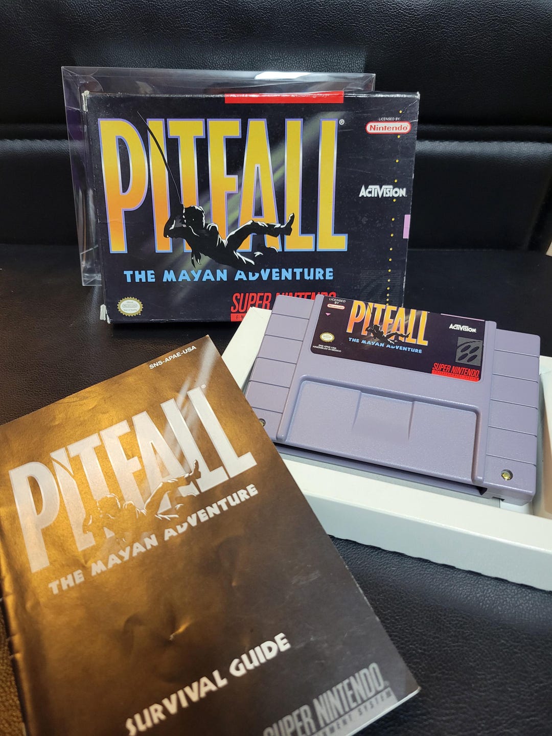 PITFALL: the Mayan Adventure (SNES) - Super Nintendo Ent. 1993 ...