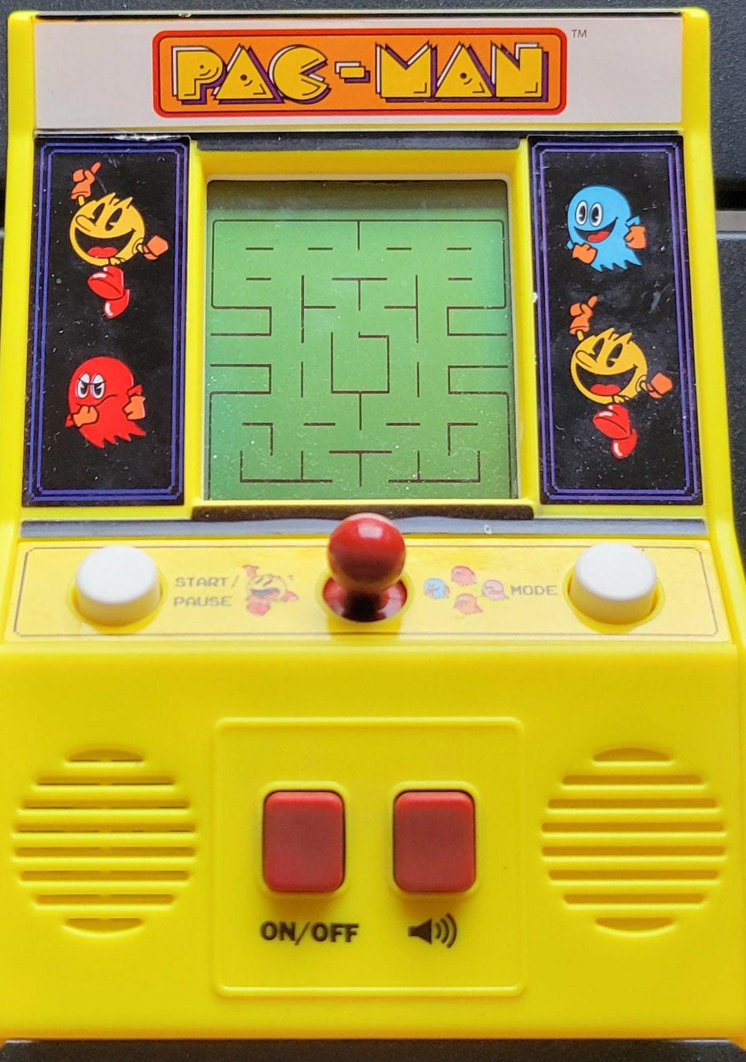 Original PAC MAN # 09521 Miniature Stand up Arcade Classic Handheld ...