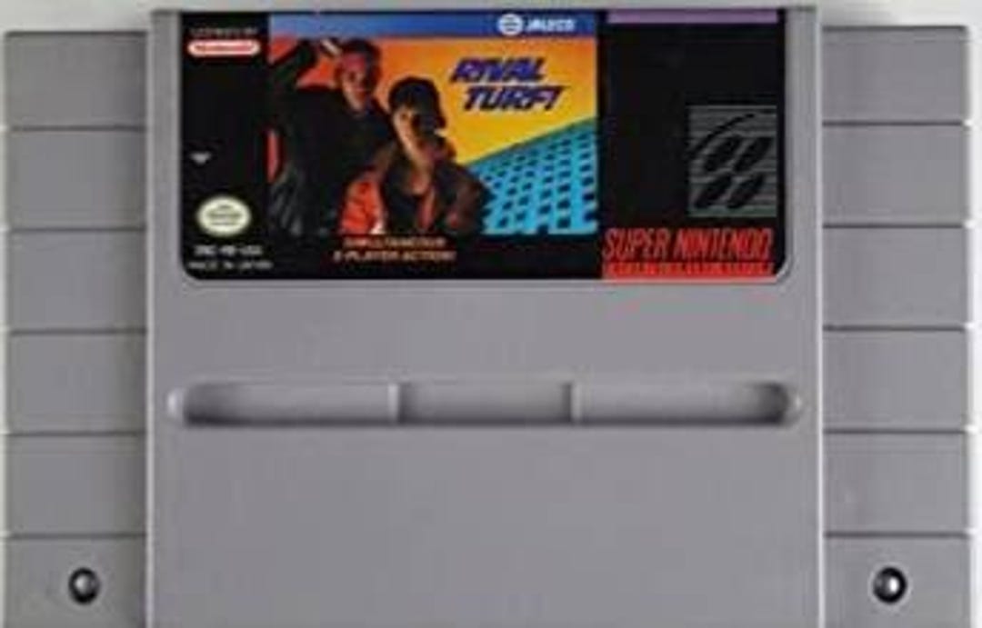 Rival Turf! - SNES - Super Nintendo Ent. System 1992 NTSC Cartridge - Etsy