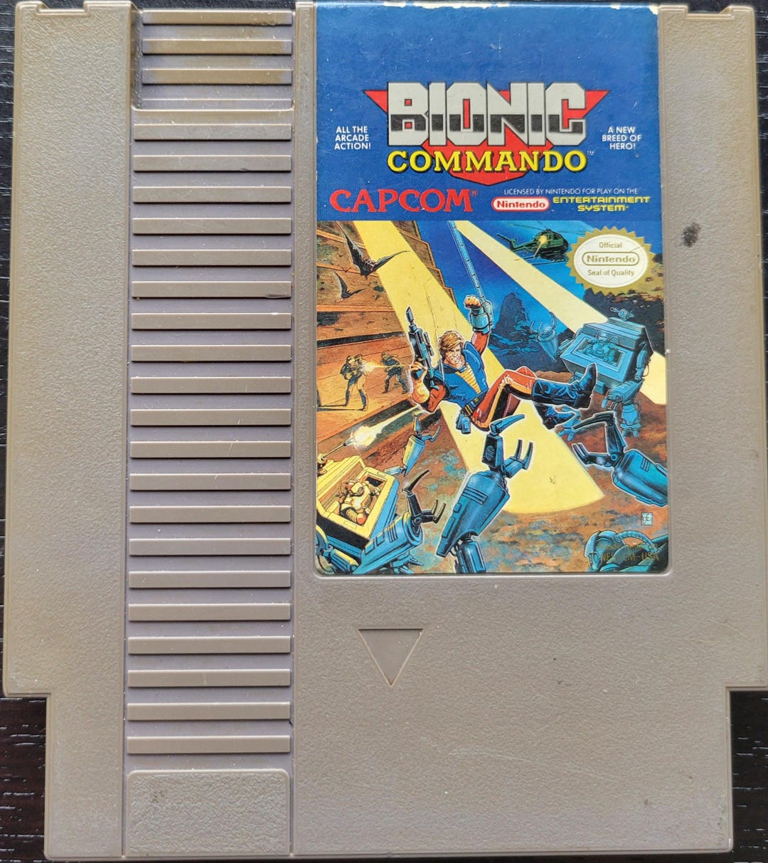 Authentic Capcom: BIONIC COMMANDO - NES - Cartridge - Nintendo Ent ...
