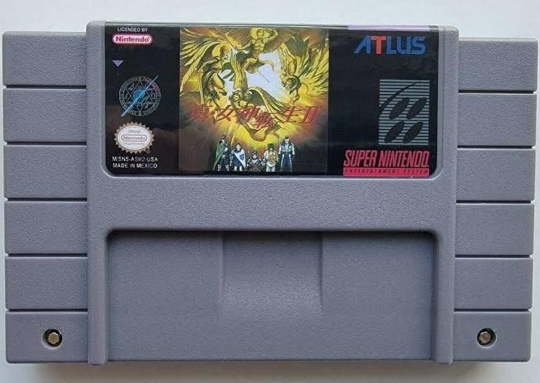 Shin Megami Tensei 2 SNES Super Nintendo Ent. System 1994 NTSC ...
