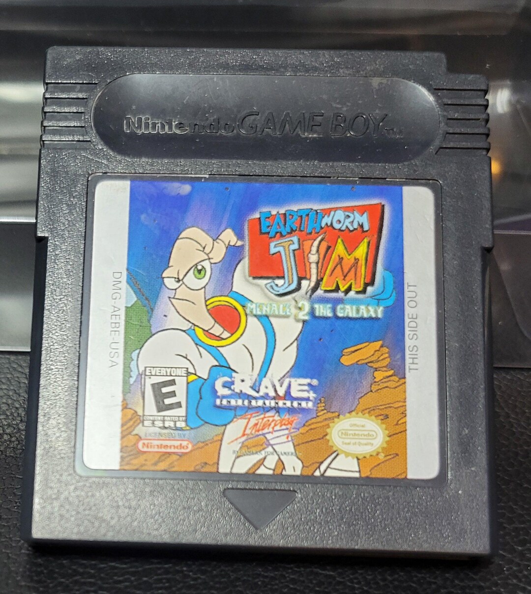 Authentic Earthworm Jim: Menace to the Galaxy - Nintendo Gameboy 1999 ...