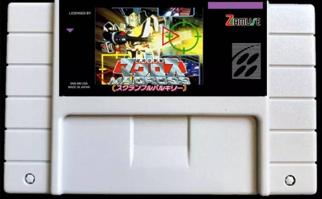 Choujikuu Yousai Macross: Scrambled Valkyrie - SNES - Super Nintendo ...