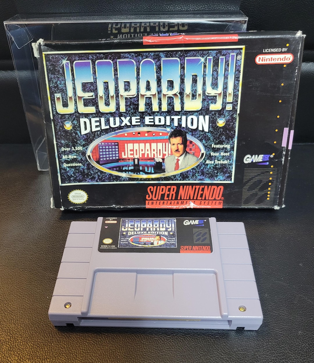 Jeopardy Deluxe Edition (SNES) - Super Nintendo Ent. Great Condition ...