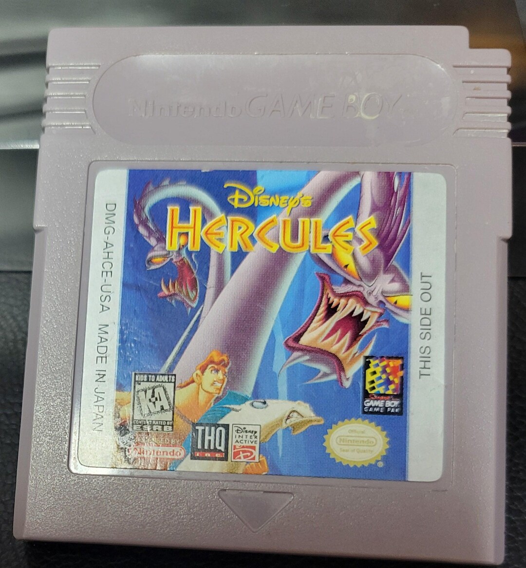 Authentic Disney's Hercules - Nintendo Gameboy 1997 (cartridge Only) (G ...
