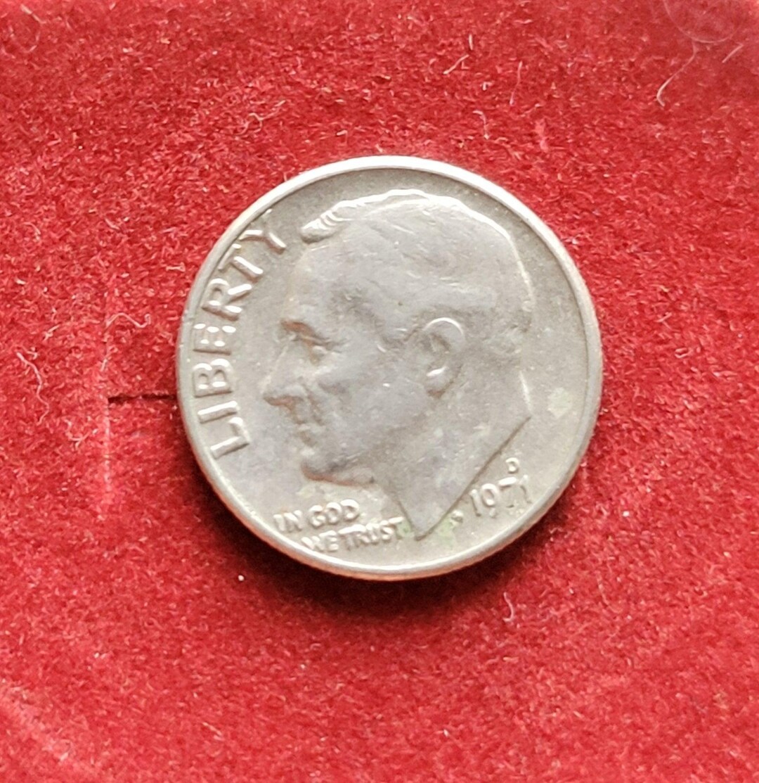 1971 Liberty Dime ERROR - in God We Trust Struck on Rim GREAT PIECE - Etsy