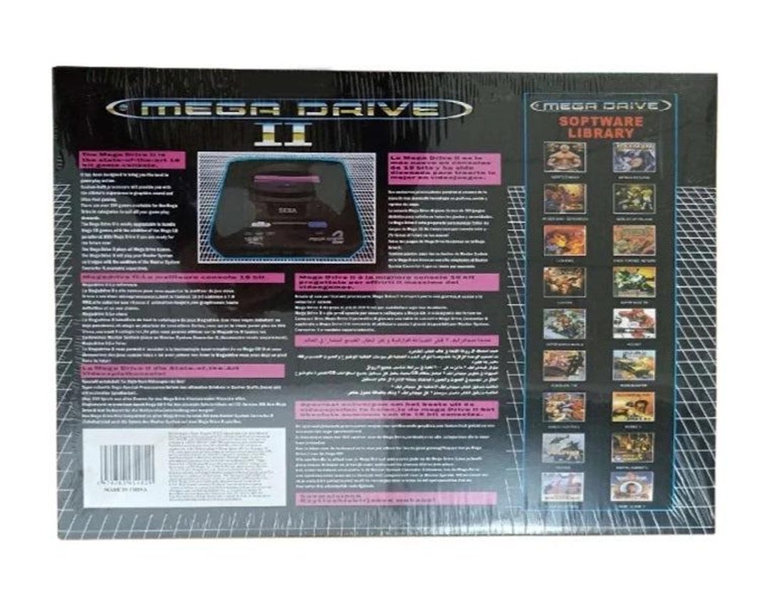 16 Bit HD Gaming Console Play Sega Genesis / Mega Drive Cartridges Play ...